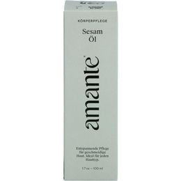 Sesam&ouml;l 100% rein Hautpflege&ouml;l Amante 100 ml