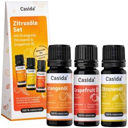 Zitrus&ouml;le Set Orangen&ouml;l Zitronen&ouml;l Grapefruit &Ouml;l 3X10 ml