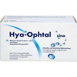 HYA-OPHTAL sine Augentropfen 60X0.5 ml