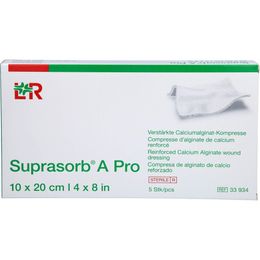 Lohmann & Rauscher Suprasorb A Pro Calciumalginat Kompr.10x20 cm 5 St