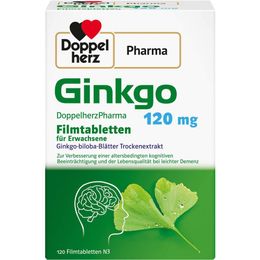 Queisser Ginkgo Doppelherzpharma 120 mg Filmtabletten 120 St