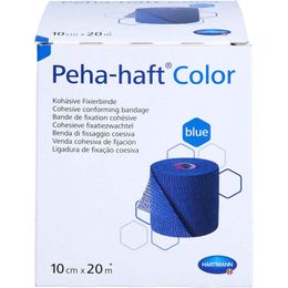 1001 Artikel Medical PEHA-HAFT Color Fixierbinde 10 cmx20 m blau 1 St