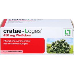Dr. Loges + Co. GmbH CRATAE-LOGES 450 mg Wei&szlig;dorn Filmtabletten 50 St