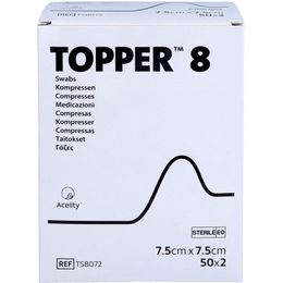 1001 Artikel Medical Topper 8 Kompr.7,5x7,5 cm steril 50X2 St