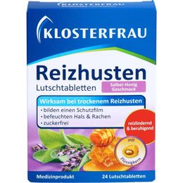 MCM KLOSTERFRAU Vertr. GmbH Klosterfrau Reizhusten Salbei-Honig Lutschtabl. 24 St