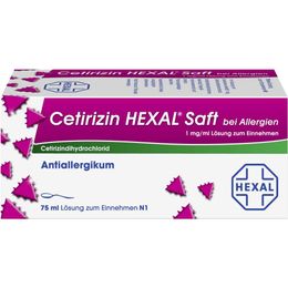 HEXAL® Cetirizin Hexal Saft bei Allergien 75 ml