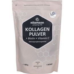 Vitamaze GmbH Kollagen PULVER+Biotin+Vitamin C 480 g