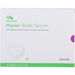 EurimPharm Arzneimittel Mepilex Border Sacrum Schaumverb.16x20 cm steril 10 St