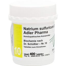 Biochemie Adler 10 Natrium sulfuricum D 6 Tabl. 400 St