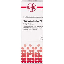 DHU-Arzneimittel Rhus Toxicodendron D 6 Dilution 20 ml