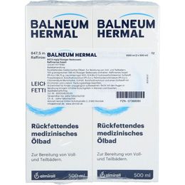 ALMIRALL HERMAL Balneum Hermal fl&uuml;ssiger Badezusatz 2X500 ml