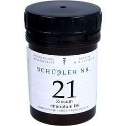 Sch&uuml;ssler NR.21 Zincum chloratum D 6 Tabletten 400 St