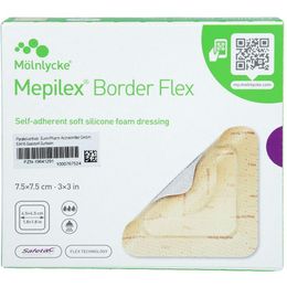 EurimPharm Arzneimittel Mepilex Border Flex Schaumverb.haft.7,5x7,5 cm 5 St