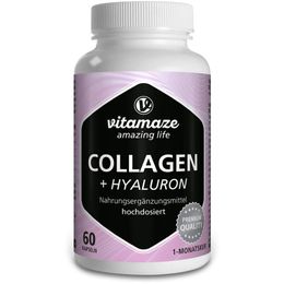 Vitamaze GmbH Collagen 300 mg+Hyaluron 100 mg hochdosiert Kaps. 60 St