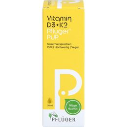 Pfl&uuml;ger&reg; Vitamin D3+K2 Pfl&uuml;ger Pur 500 I.E./25 &mu;g Tropfen 30 ml