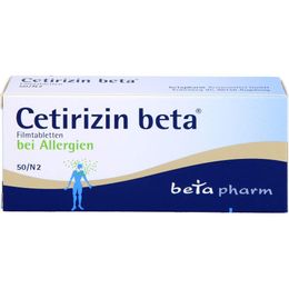 betapharm Cetirizin beta Filmtabletten 50 St