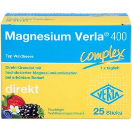 Verla-Pharm Arzneimittel GmbH & Co. KG Magnesium Verla 400 Waldbeere Direkt-Granulat 25 St