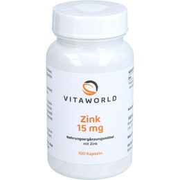 vitaworld Zink 15 mg Zinkgluconat Kapseln 100 St