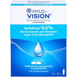 OmniVision GmbH HYLO-VISION SafeDrop 0,1% Augentropfen 2X10 ml