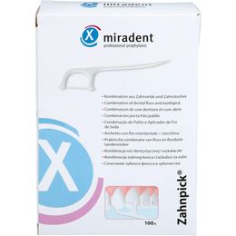 HAGER PHARMA Miradent Zahnseidensticks Zahnpick 100 St