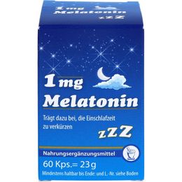 Melatonin 1 mg Kapseln 60 St
