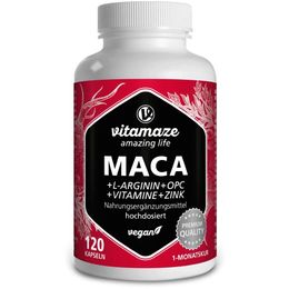 Vitamaze GmbH Maca 10:1 hochdosiert+L-Arginin+OPC+Vit.vegan Kps. 120 St