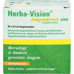 OmniVision GmbH HERBA-VISION Augentrost sine Augentropfen 20X0.4 ml