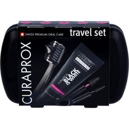 Curaprox black is white Travel-Set Zahnb&uuml;rste 1 P