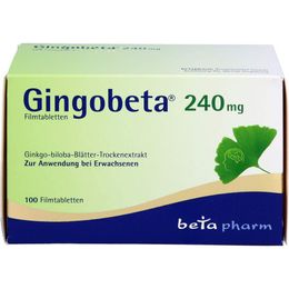 betapharm Gingobeta 240 mg Filmtabletten 100 St