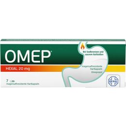 HEXAL&reg; Omep Hexal 20 mg magensaftresistente Hartkapseln 7 St
