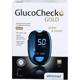 Glucocheck Gold Blutzuckermessgerät Set mmol/l 1 St