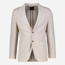 BOSS Beigfarbener Blazer mit Muster