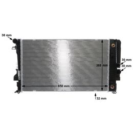 Mahle K&uuml;hler, Motork&uuml;hlung f&uuml;r MERCEDES-BENZ A6395010701 6395011201 A6395011201 CR 1173 000S