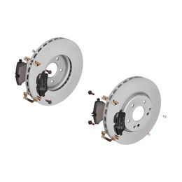 ATE Bremsensatz-Vorderachse Standard Disc / Ceramic IK3EBYMM76 Bremsensatz, Scheibenbremse vorne rechts links bel&uuml;ftet 300mm f&uuml;r MERCEDES-BENZ CHRYSLE