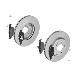 ATE Bremsensatz-Vorderachse IK3EBYMIB0 Bremsensatz, Scheibenbremse vorne rechts links bel&uuml;ftet 288mm f&uuml;r MERCEDES-BENZ CHRYSLER 5098063AA A0024204420