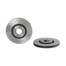 Brembo Bremsscheibe XTRA LINE vorne rechts links Gelocht/innenbel. 302mm f&uuml;r PEUGEOT (DF-PSA) JEEP FIAT CITRO&Euml;N VAUXHALL OPEL DS (CAPSA) 4246P5 980926