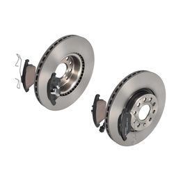Brembo Bremsensatz-Vorderachse COATED DISC LINE / STANDARD IJDTIDC7K3 Bremsensatz, Scheibenbremse vorne rechts links innenbel&uuml;ftet 312mm f&uuml;r SKODA VW