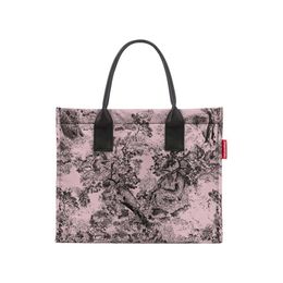 Reisenthel Daily Shopper - Shopper 42 cm (smiley grey) in jacquard rose | Gr.: onesize