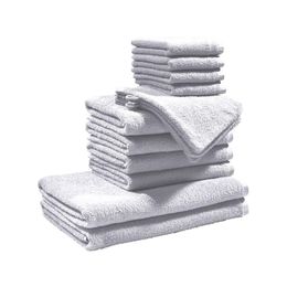 REDBEST Frottier, Leichtfrottier Frottier-Set 14-tlg. Oceanside in silber | Gr.: onesize