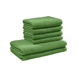REDBEST Frottier, Leichtfrottier Frottier-Set 6-teilig Oceanside in gr&uuml;n | Gr.: onesize