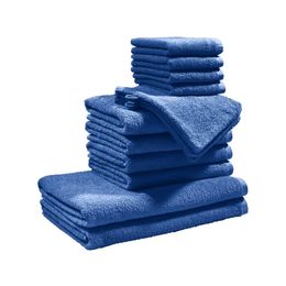 REDBEST Frottier, Leichtfrottier Frottier-Set 14-tlg. Oceanside in royalblau | Gr.: onesize