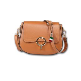 Leder Umhängetasche Florence Tasche hellbraun ca. 23cm | Gr.: onesize