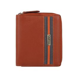 mano Don Leonardo Geldbörse RFID Leder 10 cm in cognac | Gr.: onesize