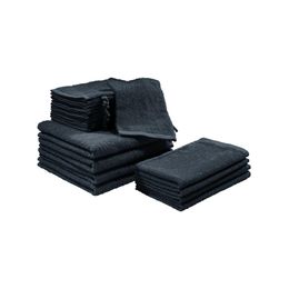 REDBEST Frottier, Leichtfrottier Frottier-Set 20-tlg. Oceanside in schwarz | Gr.: onesize