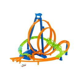 Hotwheels Track Set Episches Crash-Rennen mit 5 Crash-Zonen 1 Hot Wheels Auto 1:64 HTP55 | Gr.: onesize