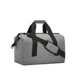 Reisenthel travelling allrounder L - Reisetasche 48 cm (smiley grey) in twist silver | Gr.: onesize