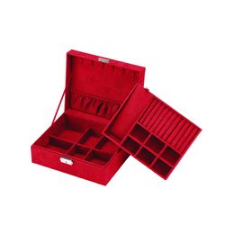 Intirilife Juwelenbox Schmuckschatulle in Rot | Gr.: onesize