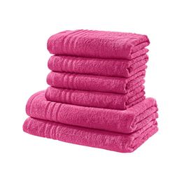 REDBEST Frottier Frottier-Set uni 6-tlg. New York in pink | Gr.: onesize