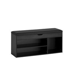 FineBuy Sitzb&auml;nk "FB107189" in Schwarz / | Gr.: onesize