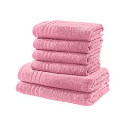 REDBEST Frottier Frottier-Set uni 6-tlg. New York in rosa | Gr.: onesize